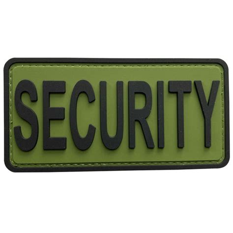 Uuken 4x2 Inches Small Pvc Security Patch Hook Backing 2x4 Inch For Ar