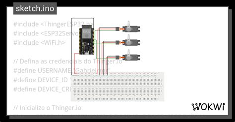 Thinger IO Tcc Wokwi ESP32 STM32 Arduino Simulator