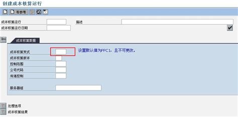 Ck40n默认成本核算变式设置 Sap财务及crm Itpub论坛－中国专业的it技术社区