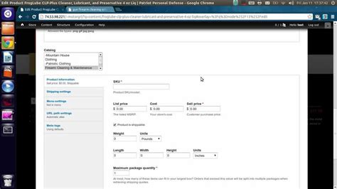 Drupal Ubercart Adding A Product Part 2 Youtube
