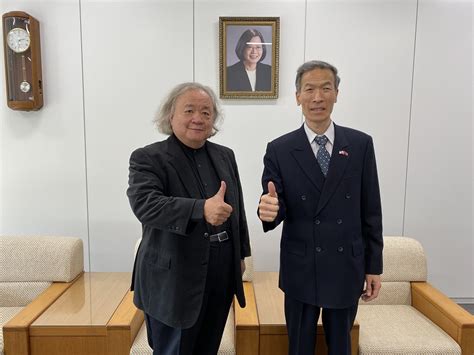 20211129 向明徳・駐大阪弁事処処長 広川啓智・日台商工交流会会長を面会 台北駐大阪経済文化弁事処