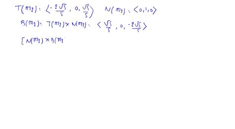 SOLVED Using The Definitions Of The Normal Plane And Rectifying Numerade