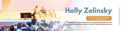 Holly Zelinsky Founder And Ceo Of Nationally Speaking Inc Assisting Orgs In Finding The