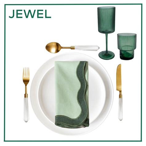 Green Tableware The Pretty Table Tableware Hire
