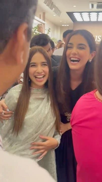 Adorable Maya Ali Sabreena Farooq And Handsome Wajah Ali 🥰 Shorts Youtube