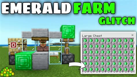 How To Make Unlimited Emerald Farm In Minecraft Bedrock Edition Youtube
