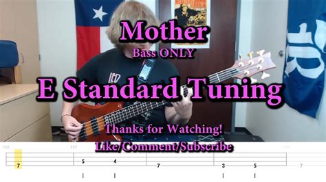 Mother Danzig Bass Only Cover With Tabs Youtube