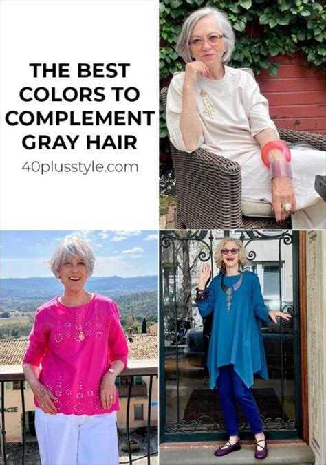 Best Colors To Complement Gray Hair Based On Your Original Hair Color