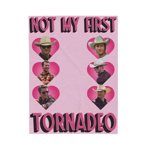 Not My First Tornadeo Glen Powell As Tyler Owens Twisters Pink Heart Blanket Walmart