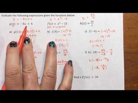 Function Notation - Input and Output - YouTube