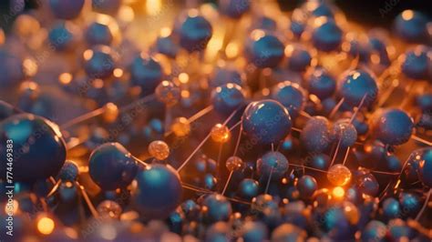 An Array Of Blue And Red Balls Creating An Eye Catching Composition On
