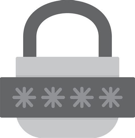 Password Flat Greyscale 9745353 Vector Art At Vecteezy