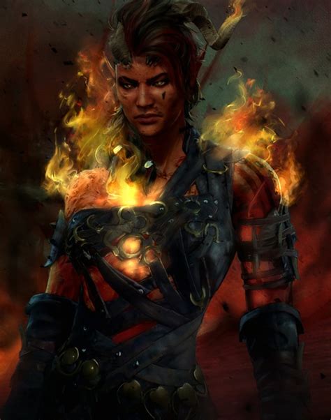 Karlach The Hellions Heart An Art Print By Peachy Inkling Inprnt