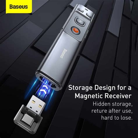 Baseus Pointer Presenter Green Laser Typec 科域電腦公司
