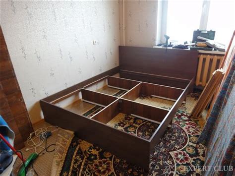 Каркас двуспальной кровати своими руками 86 фото