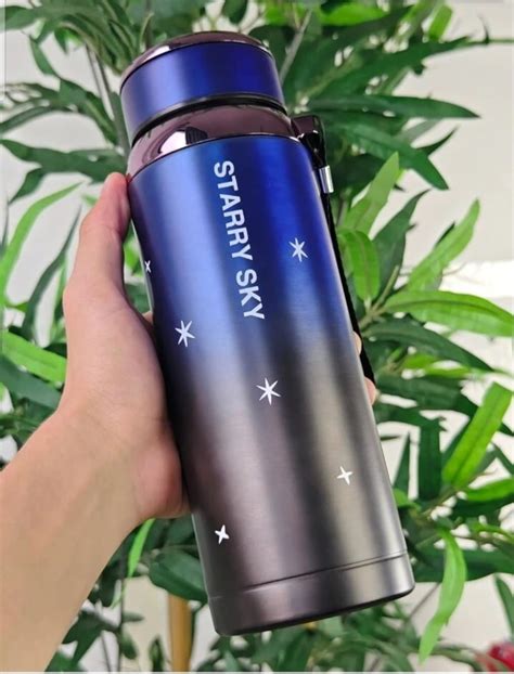 Dnp Stainless Steel Hot And Cold Flask 800ml Blue Home