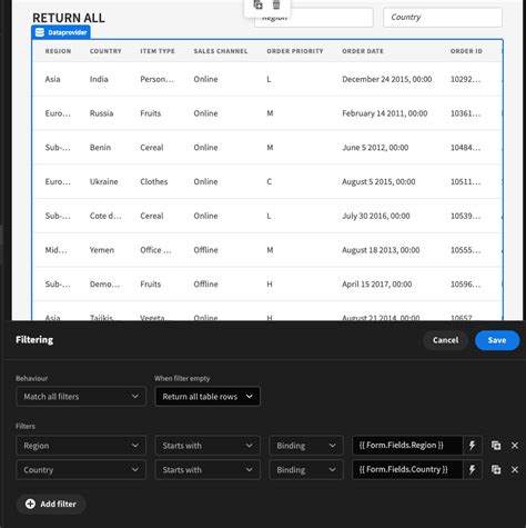 Adding Filtering