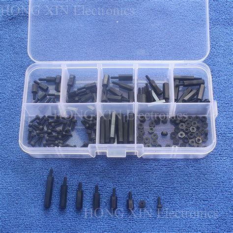 180pcs Lot M2 Nylon Hex M F Spacers Screws Nut Grandado