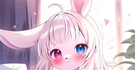 メスケモ オッドアイモフモフウサギちゃん フレンズと鉄道の世界のイラスト Pixiv