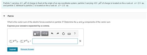 Solved C Of Charge Is Located On The Axis At R M Chegg