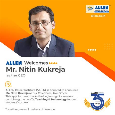 amit gupta on linkedin allen career institute 🏻 we are honoured to