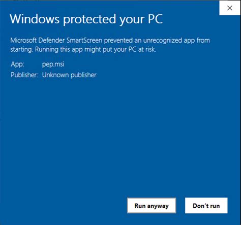 Windows Installer Tutorial For PEP PEP Public Documentation