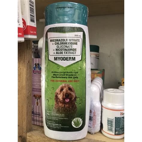 Myoderm Medicated Shampoo For Dogs 200ml Shopee Philippines