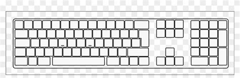 Blank Keyboard Template Printable
