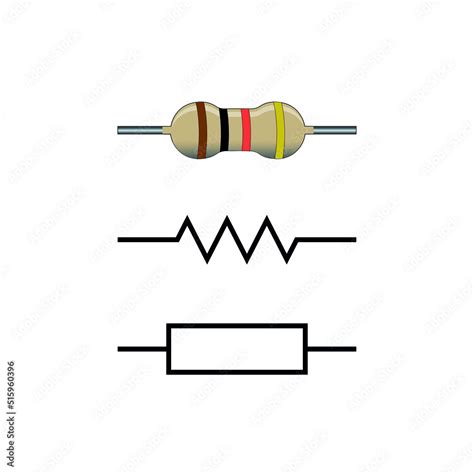 Photo And Art Print Carbon Film Resistor Electronic Symbol Zizo