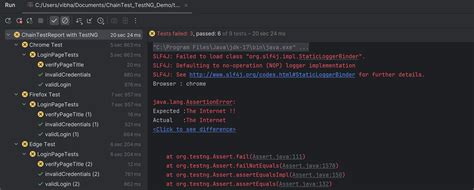 ChainTest Report QA Automation Expert