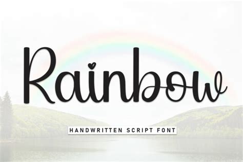 Rainbow Script Font Download Free Font