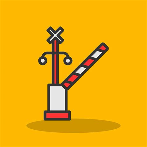 Level Crossing Vector Icon Design 29083022 Vector Art At Vecteezy
