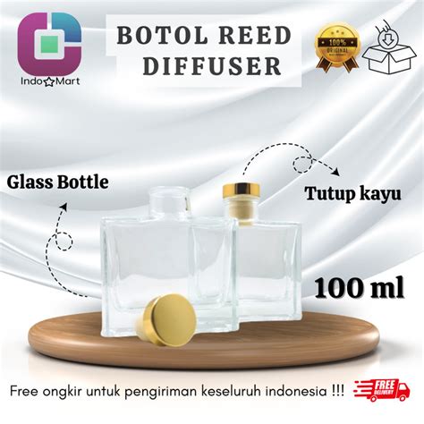 Promo Botol Reed Diffuser 100 Ml Botol Kaca Kosong Import Quality