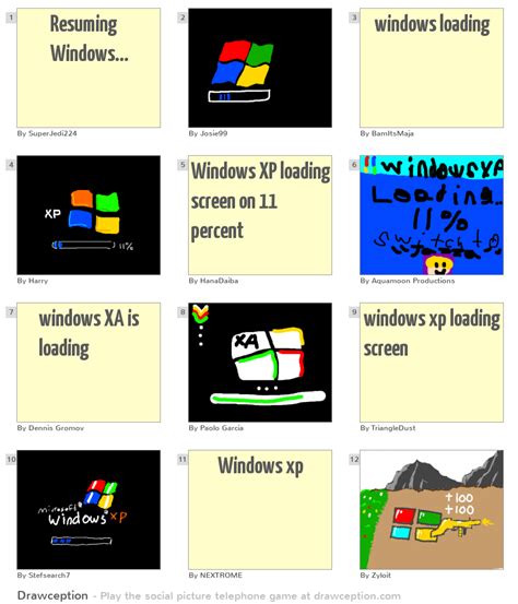 Resuming Windows Drawception