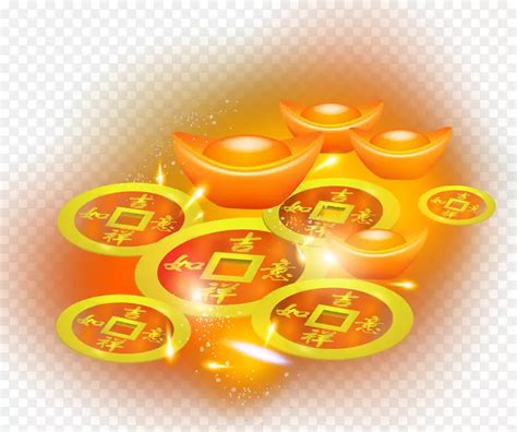 新年装饰金元宝铜钱素材png图片素材下载 图片编号yjvjmooy 免抠素材网