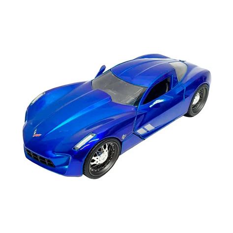 Corvette Stingray Concept Azul Jada Sin Caja Motoredge M Xico Autos A Escala