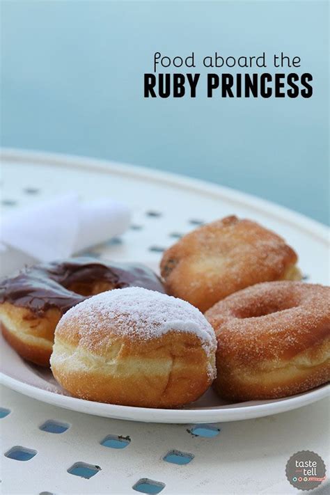 Food Aboard The Ruby Princess Cruising With Princess Cruises Cruise Food Princess Cruise