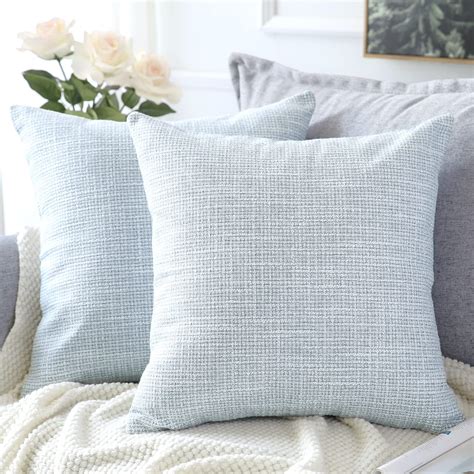 Otostar Linen Throw Pillow Covers Set Of 2 Decorative