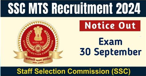 Ssc Mts 2024 Key Updates On Multi Tasking Staff And Havildar Exam