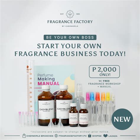 Perfume Making Starter Kit Fragrance Factory By Chemworld Chemworld