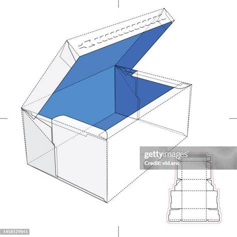 Standard Box With Blueprint High Res Vector Graphic Getty Images