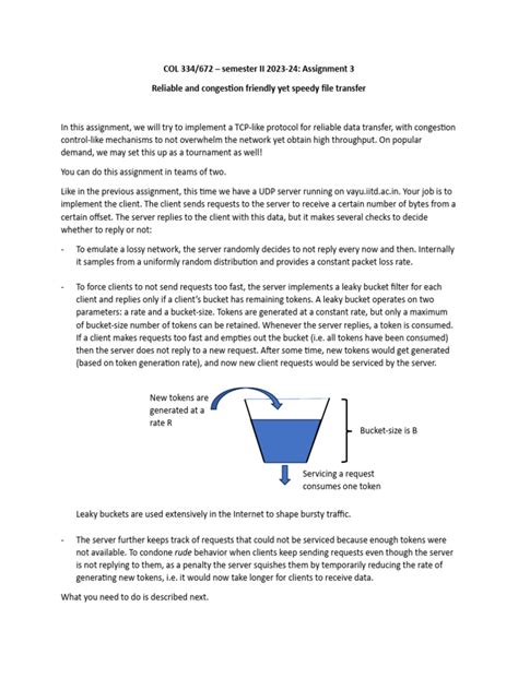 3 Reliable File Transfer With Congestion Control Pdf Network Congestion Java Programming