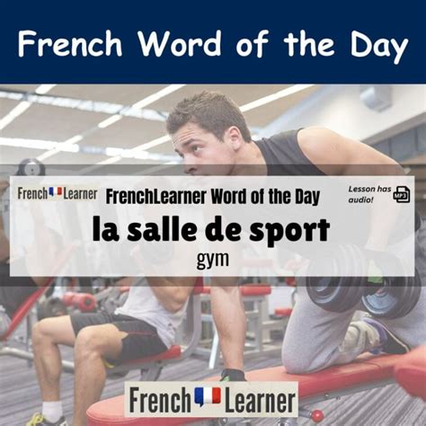 La Salle De Sport Gym Frenchlearner