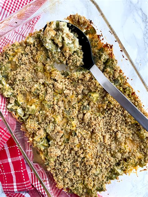 Okra Casserole A Delicious Frozen Okra Recipe And Holiday Side Dish