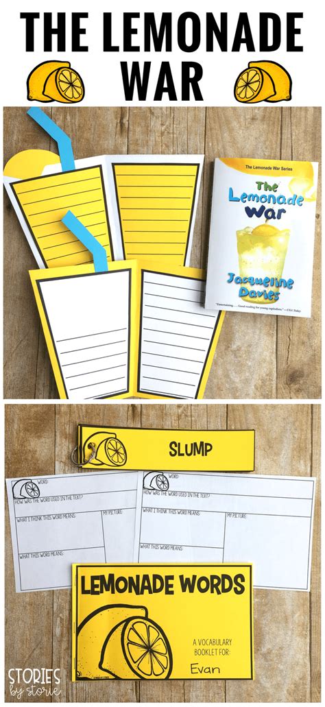 Looking For Activities To Use With The Lemonade War By Jacqueline
