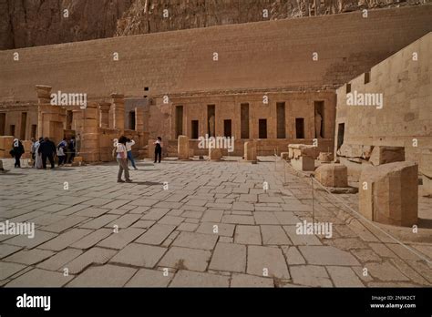 Temple Mortuaire De Hatshepsout à Louxor En Égypte Construit Sous Le