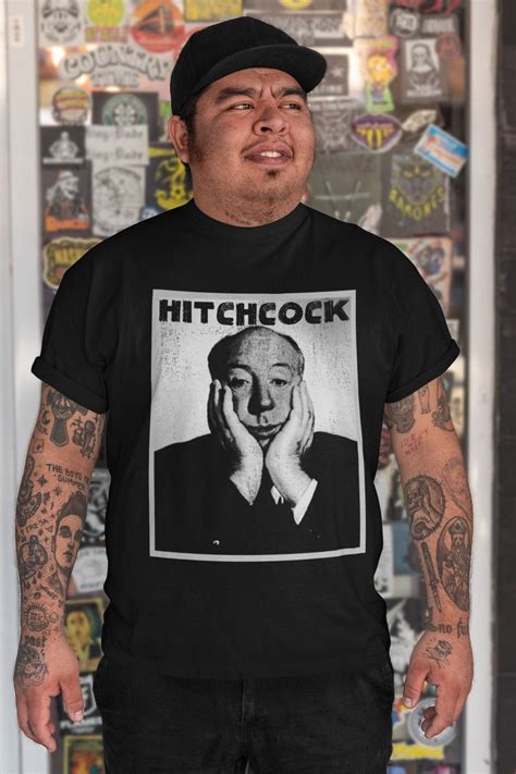 Camiseta Alfred Hitchcock Camiseta De Terror Regalo Para él Camiseta