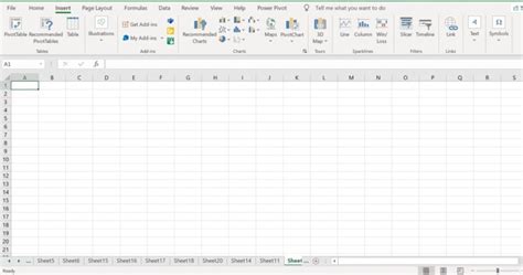ms excel insert menu in hindi with option images