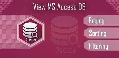 Viewer For Ms Access Accdb Mdb Apk Download For Android Aptoide