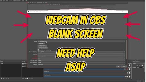 Webcam In Obs Not Working Need Help YouTube